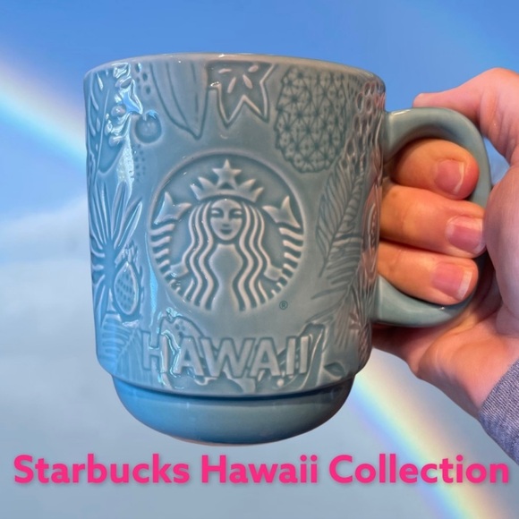 Starbucks | Kitchen | New Starbucks Hawaii Collection Ceramic Mug 2 Fl ...